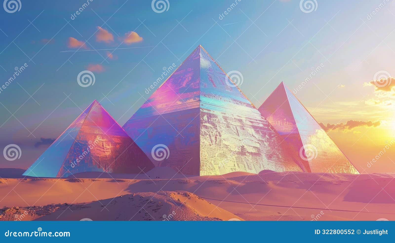 The Pyramids Seem To Come Alive with Their Multitude of Vivid Colors ...