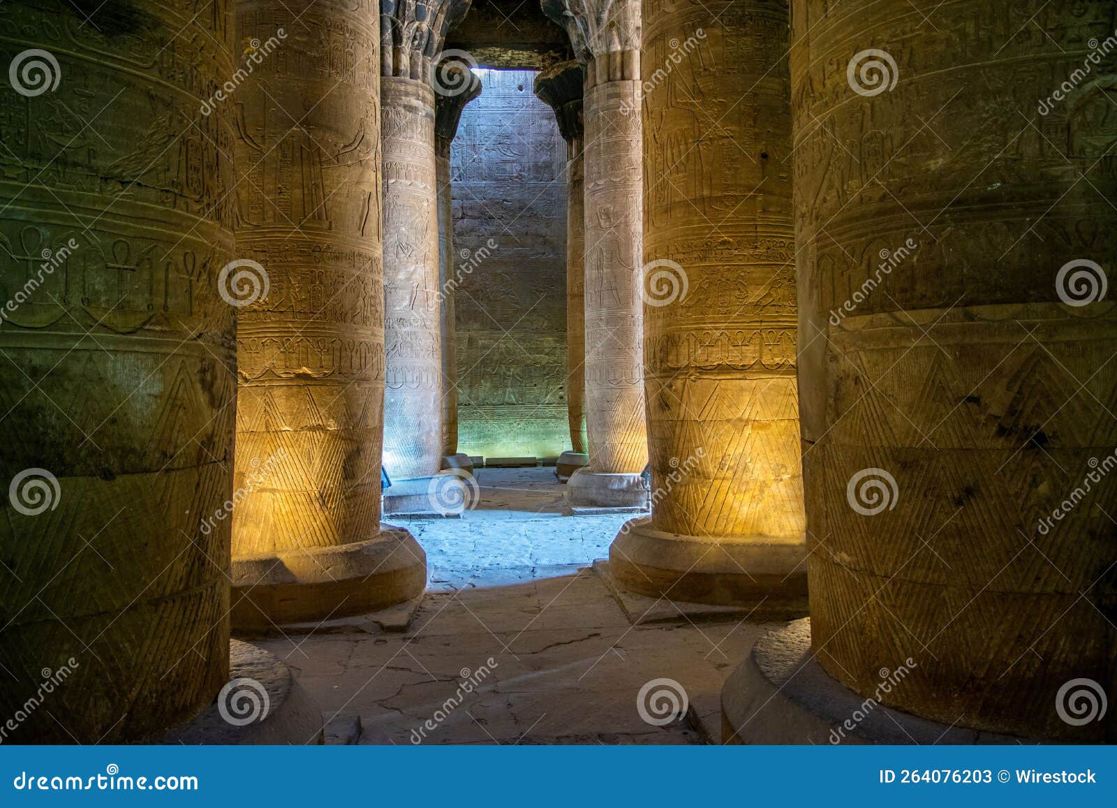 Pyramids and Temples Around Cairo and Luxor Egypt Stock Image - Image ...