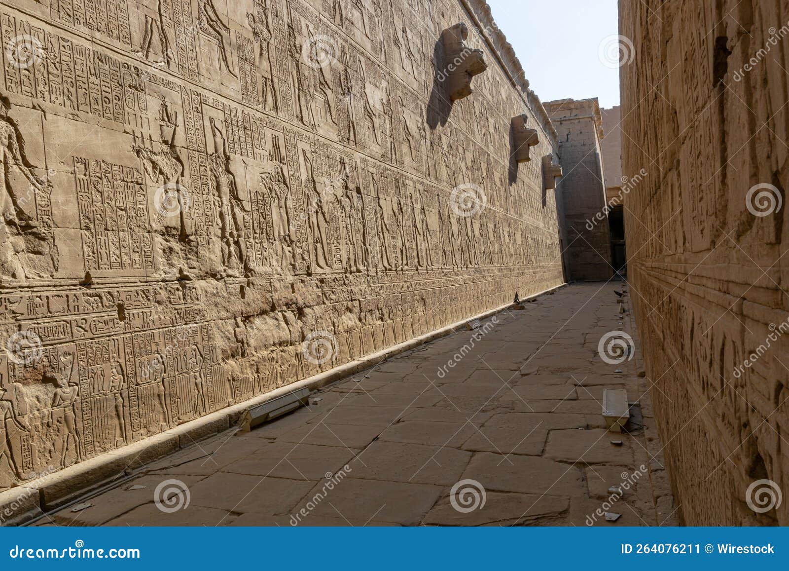 Pyramids and Temples Around Cairo and Luxor Egypt Stock Image - Image ...