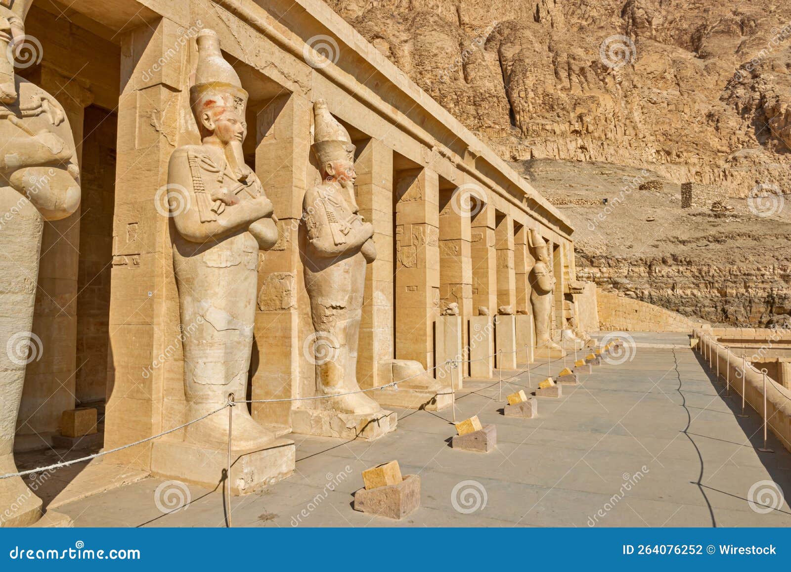 Pyramids and Temples Around Cairo and Luxor Egypt Stock Photo - Image ...