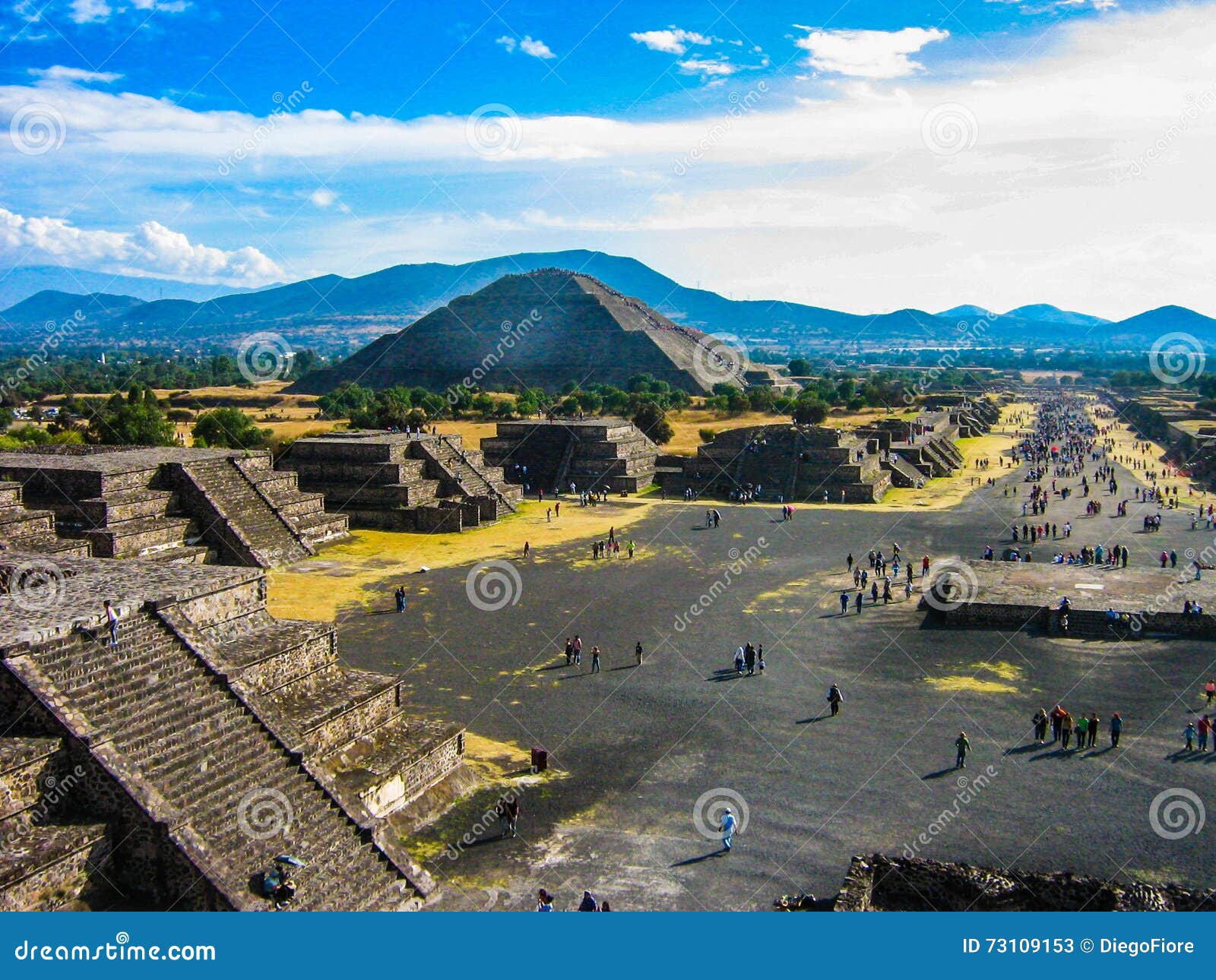 Ancient Pyramids Of Monte Alban, Oaxaca Mexico XVIII Editorial Photo ...