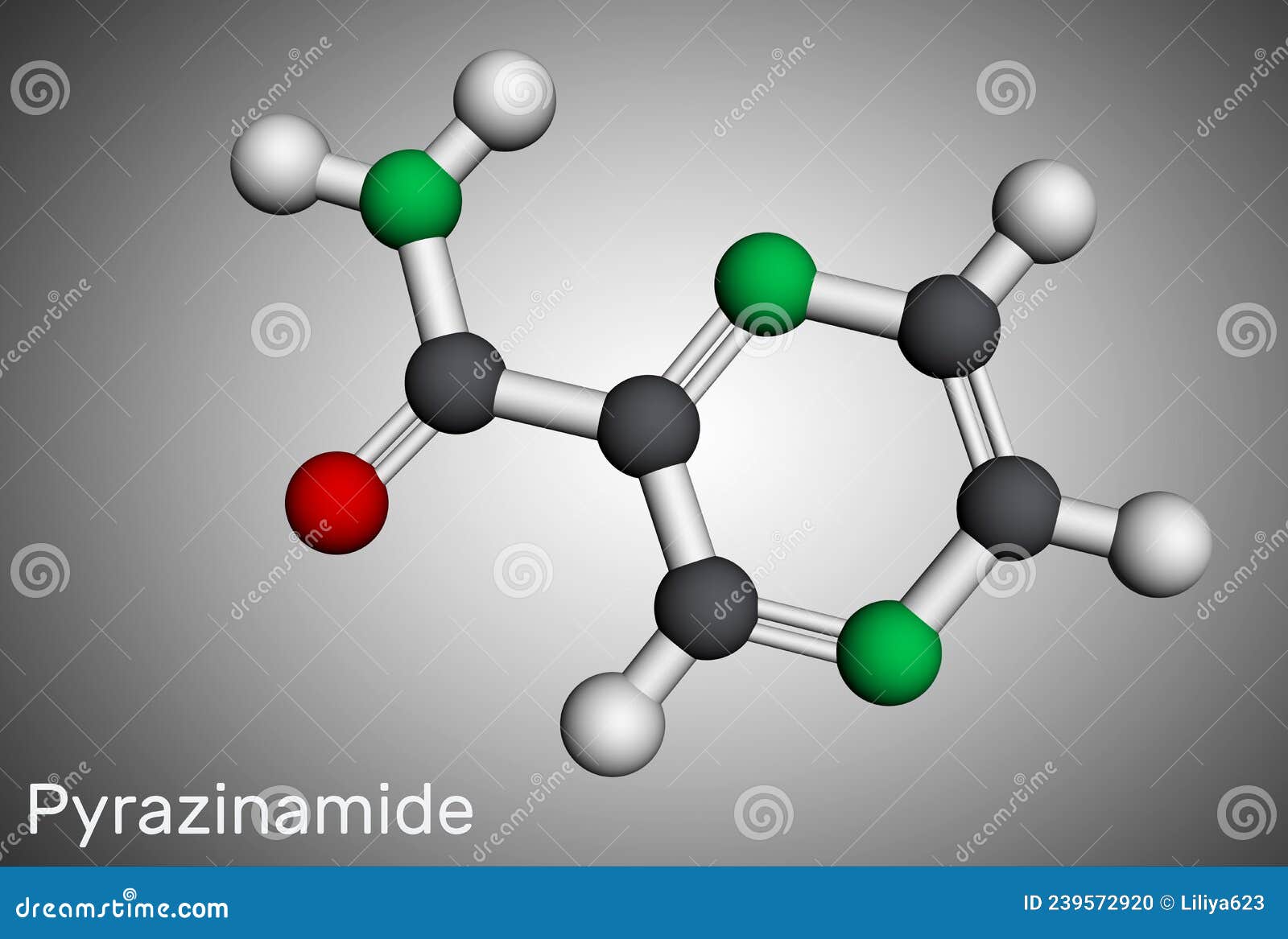 Pyrazinamide, Molecule. it is Antituberculosis Agent Used As a ...