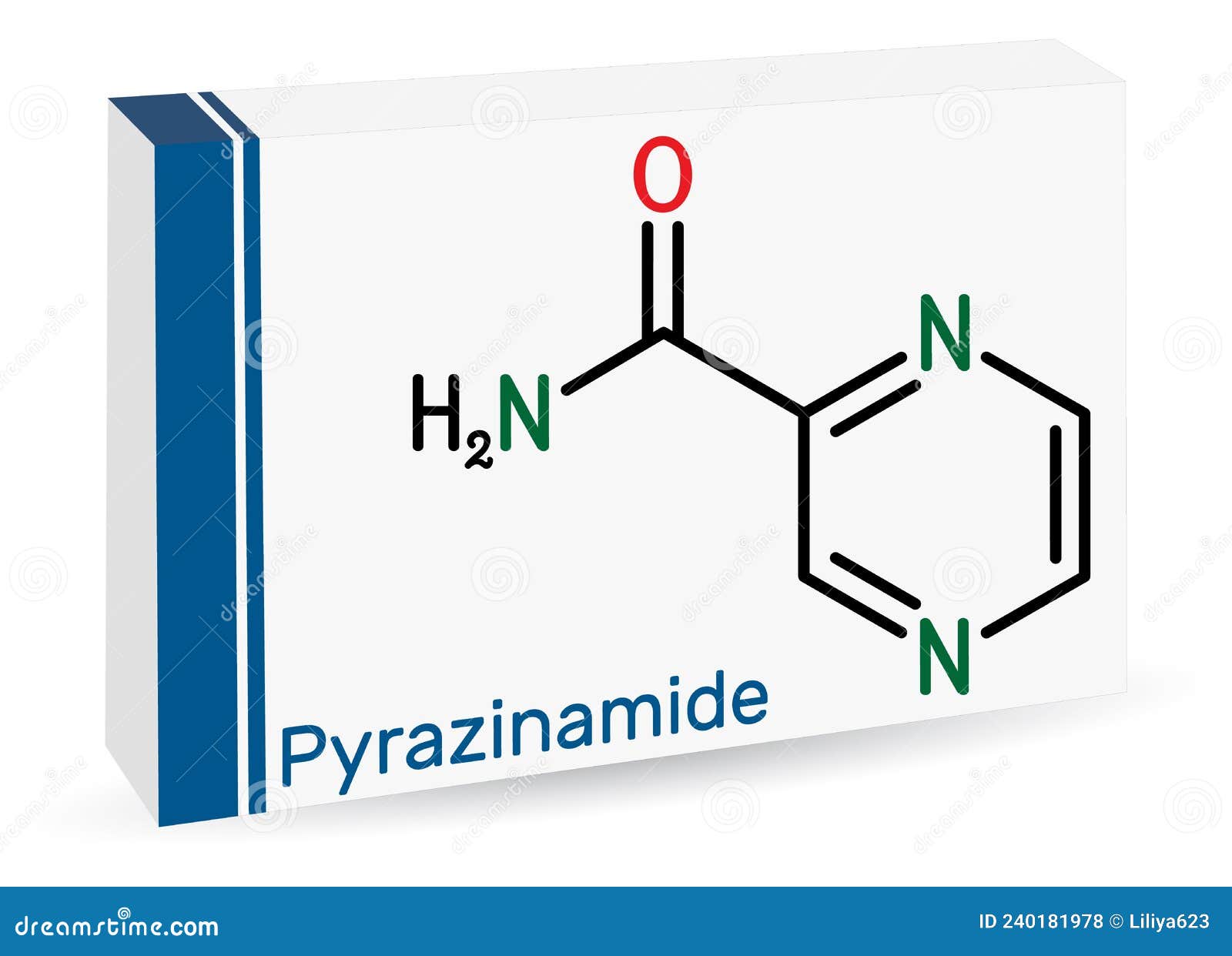 Pyrazinamide, Molecule. it is Antituberculosis Agent Used As a ...