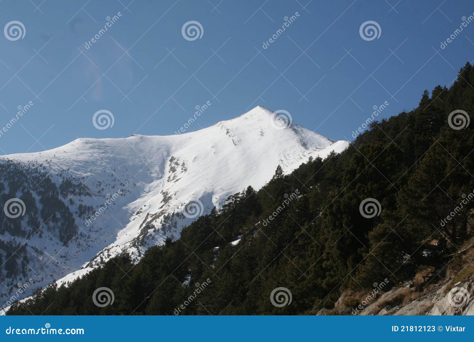 Pyrenees stock image. Image of peak, pyrenees, snow, landscape - 21812123