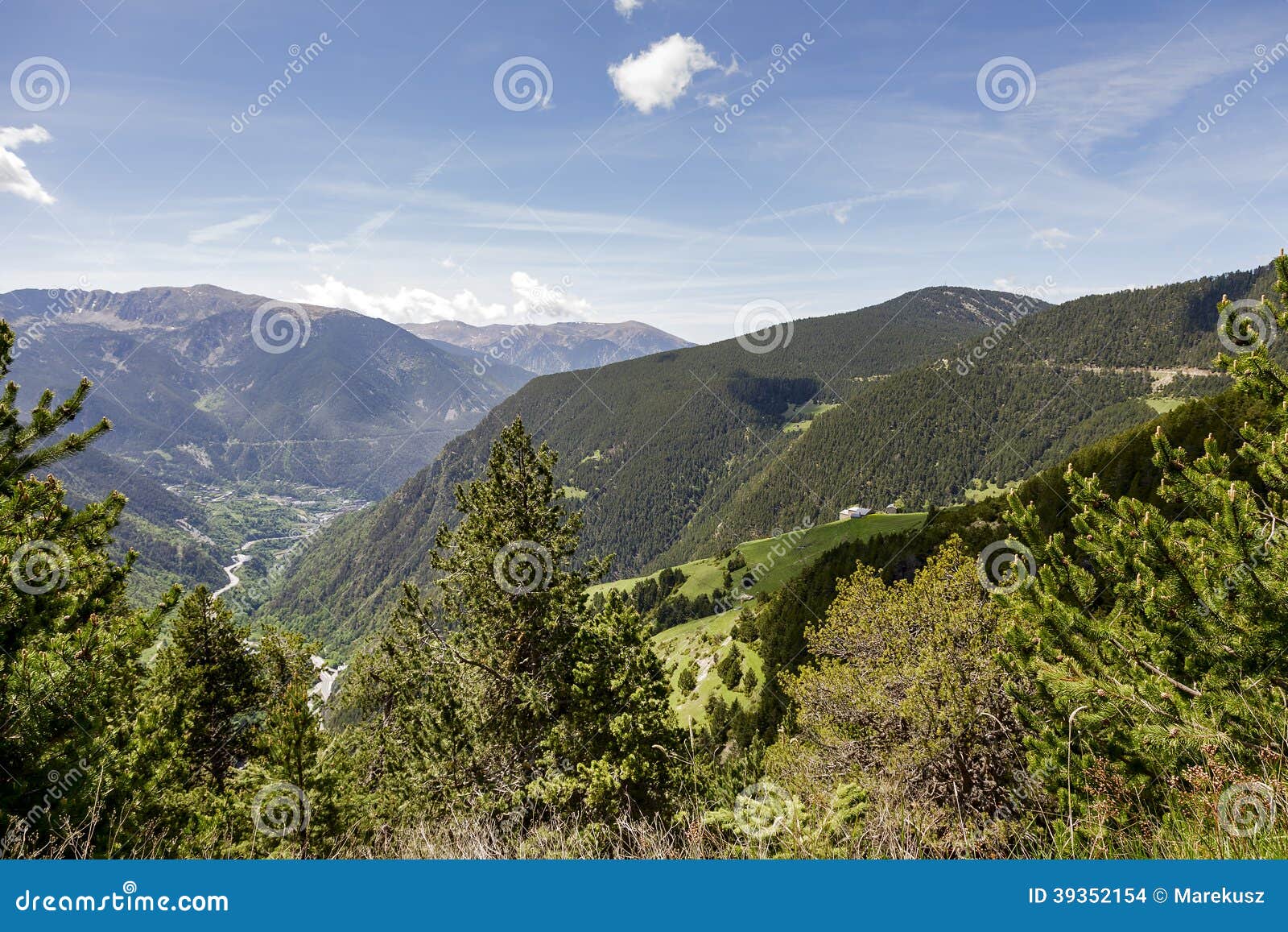 Pyrenees at Andorra stock photo. Image of destination - 39352154