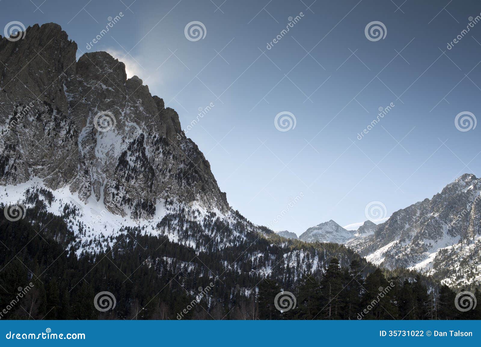 Pyrenees mountain view stock photo. Image of slopes, exercise - 35731022
