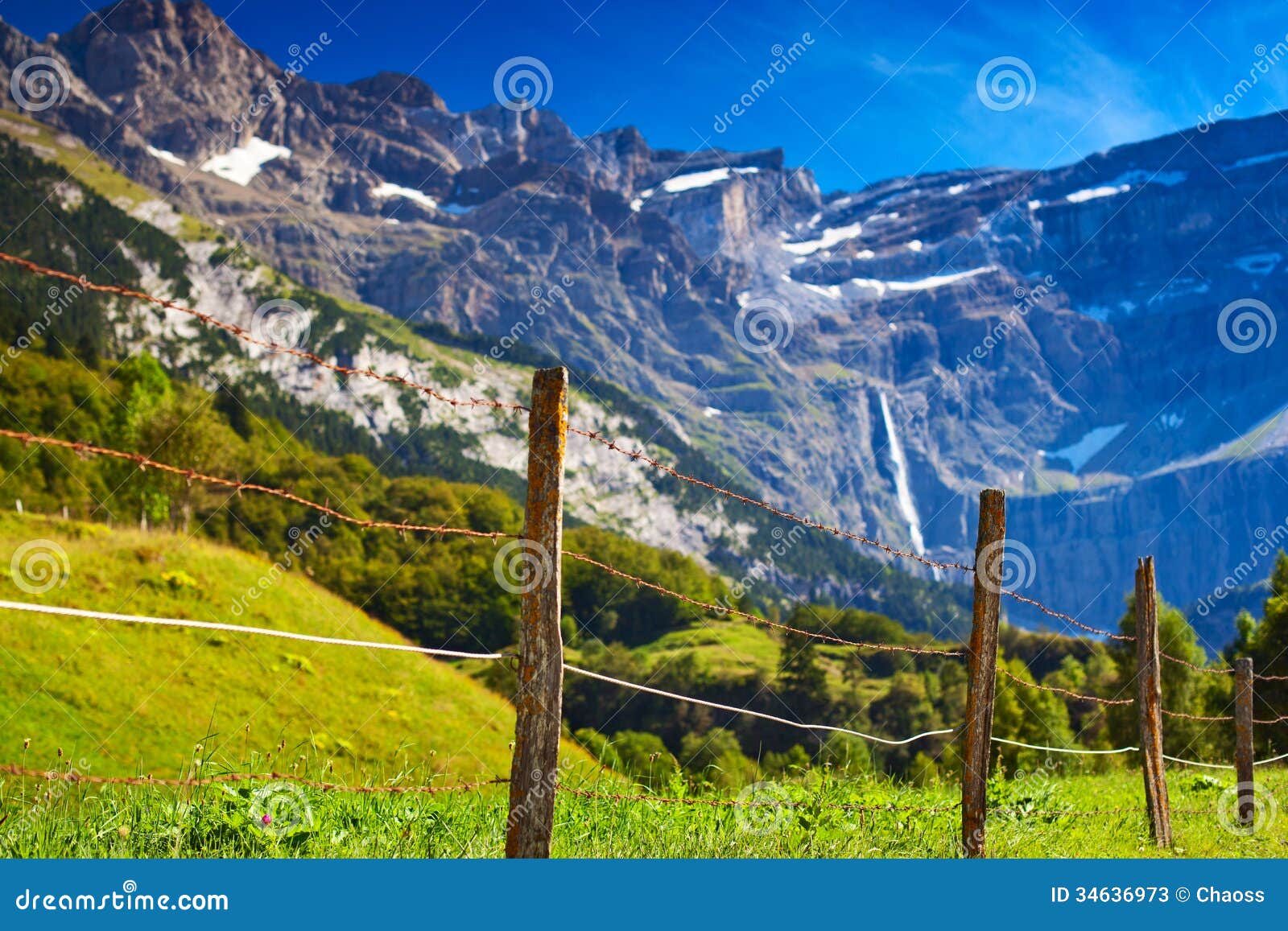 Pyrenees mountains stock image. Image of europe, vibrant - 34636973