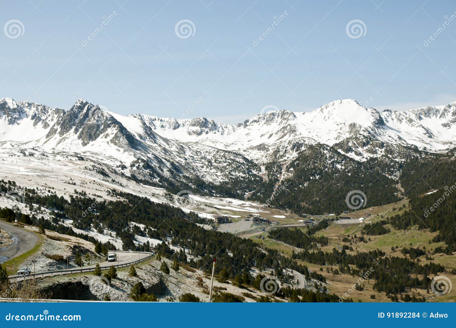 Pyrenees Mountains - Spain stock photo. Image of summer - 91892284