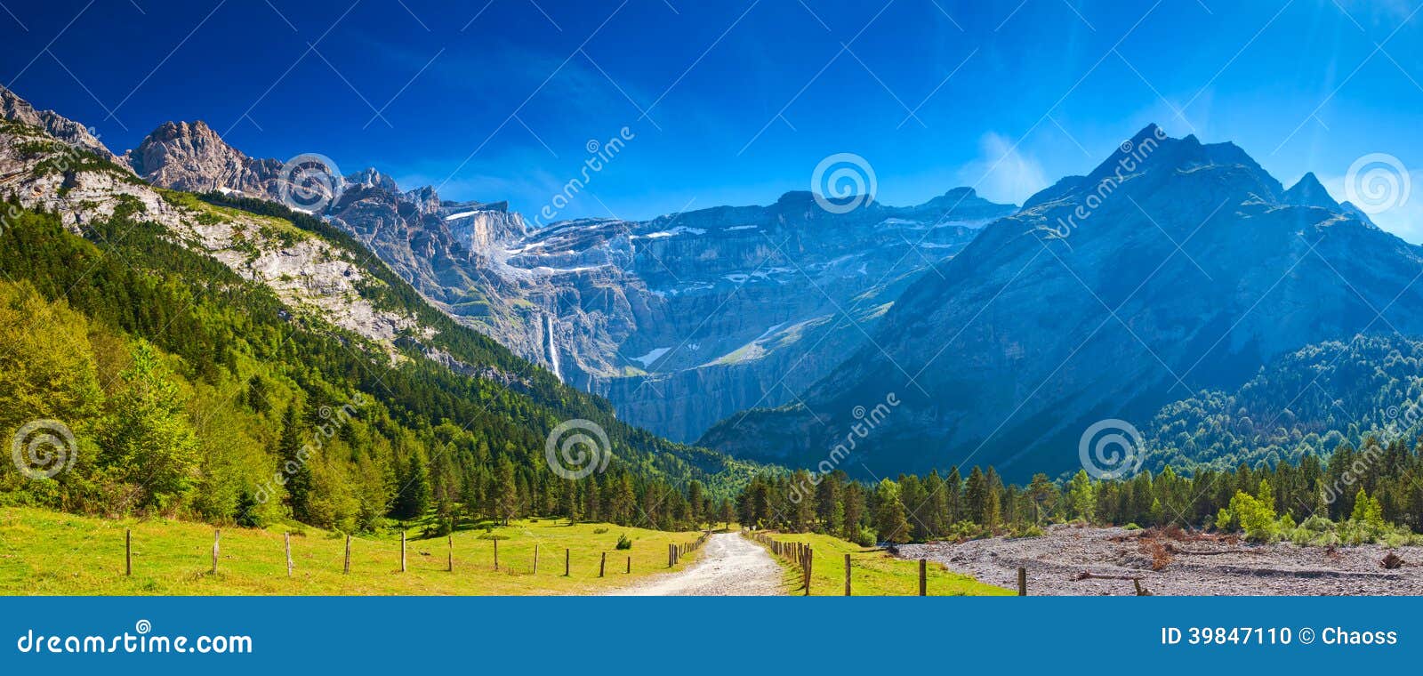 Pyrenees mountains stock photo. Image of grass, beautiful - 39847110