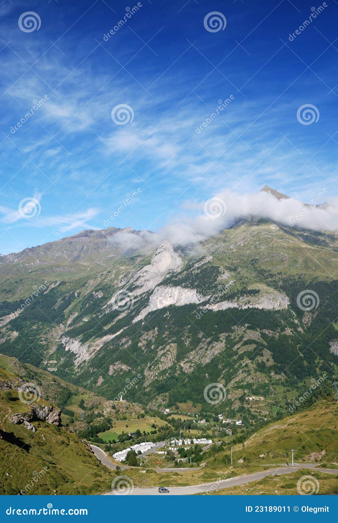 Pyrenees in summer. stock image. Image of europe, european - 23189011