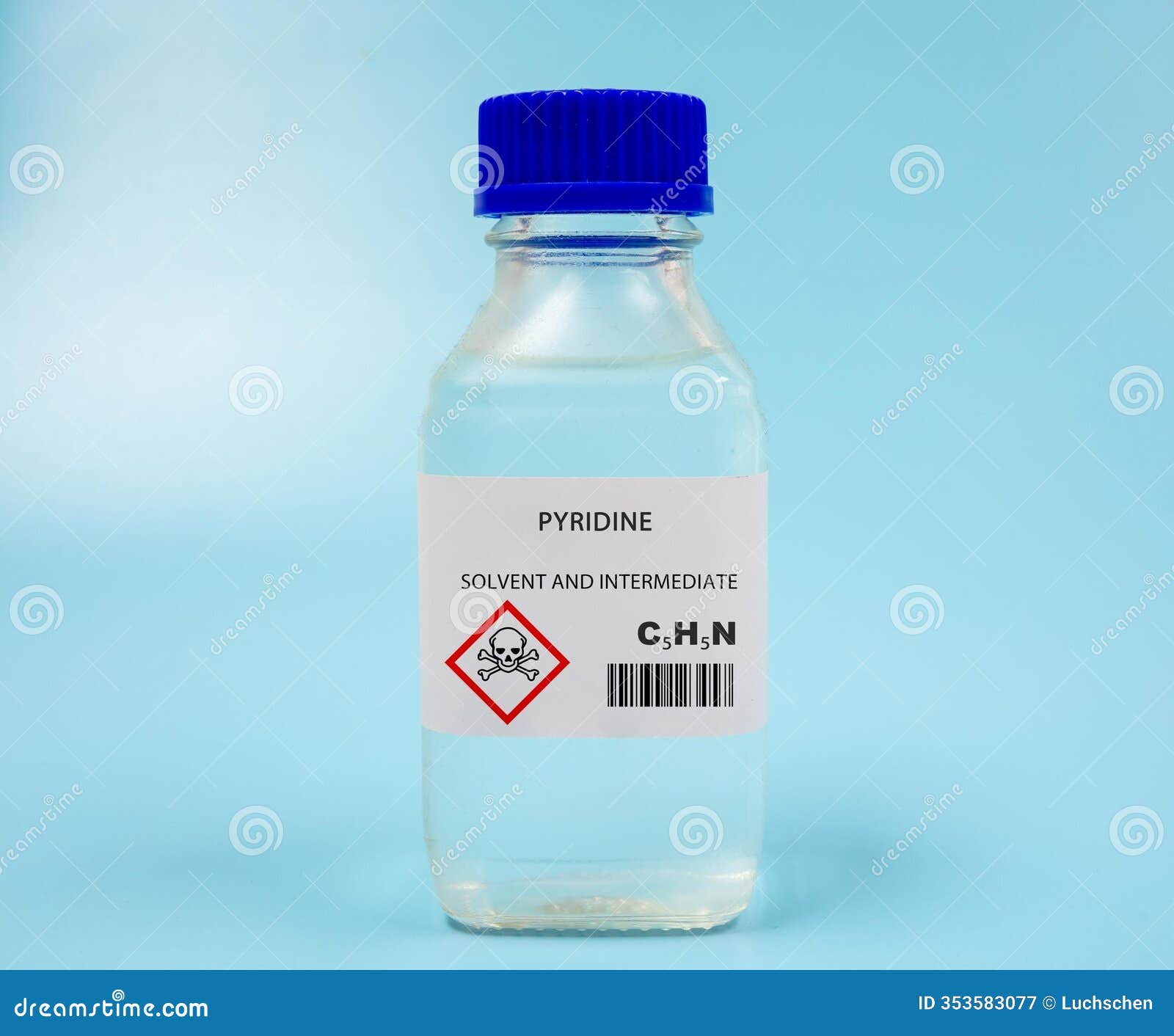 Pyridine stock image. Image of allergenic, radioactive - 353583077