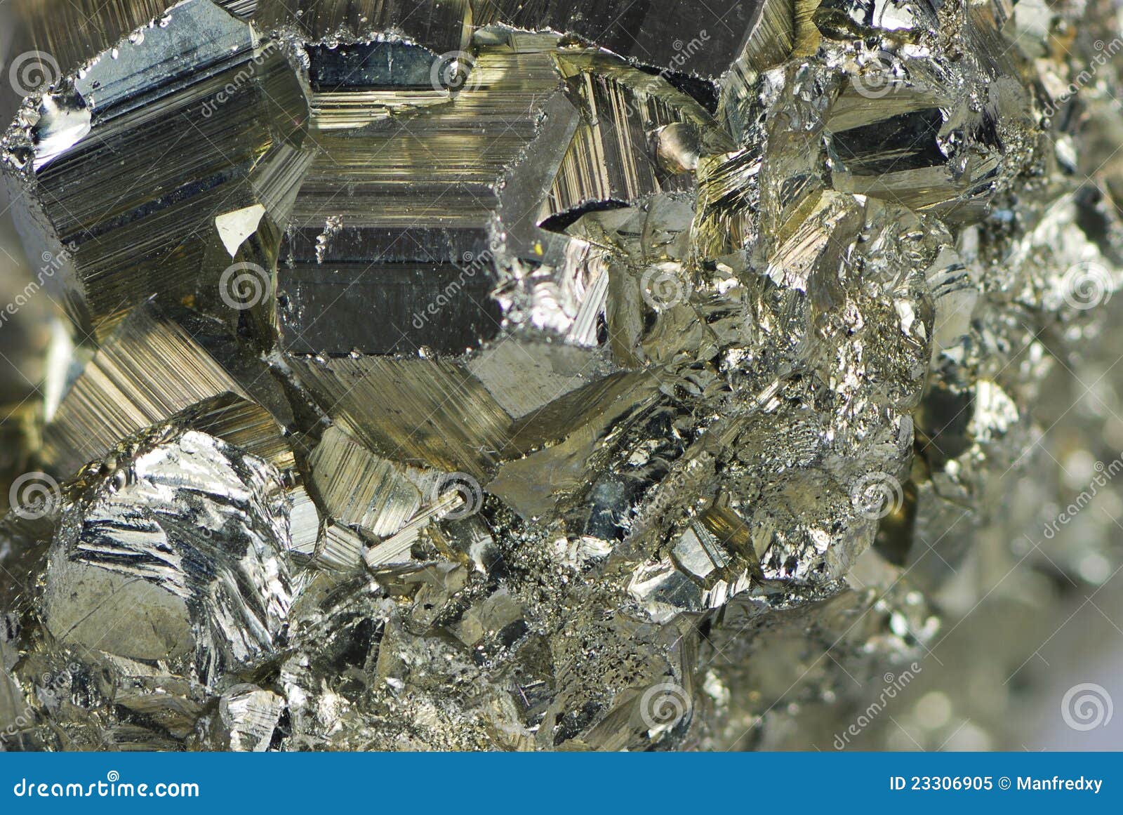 Pyrit stockbild. Bild von metall, glänzend, geologie - 23306905