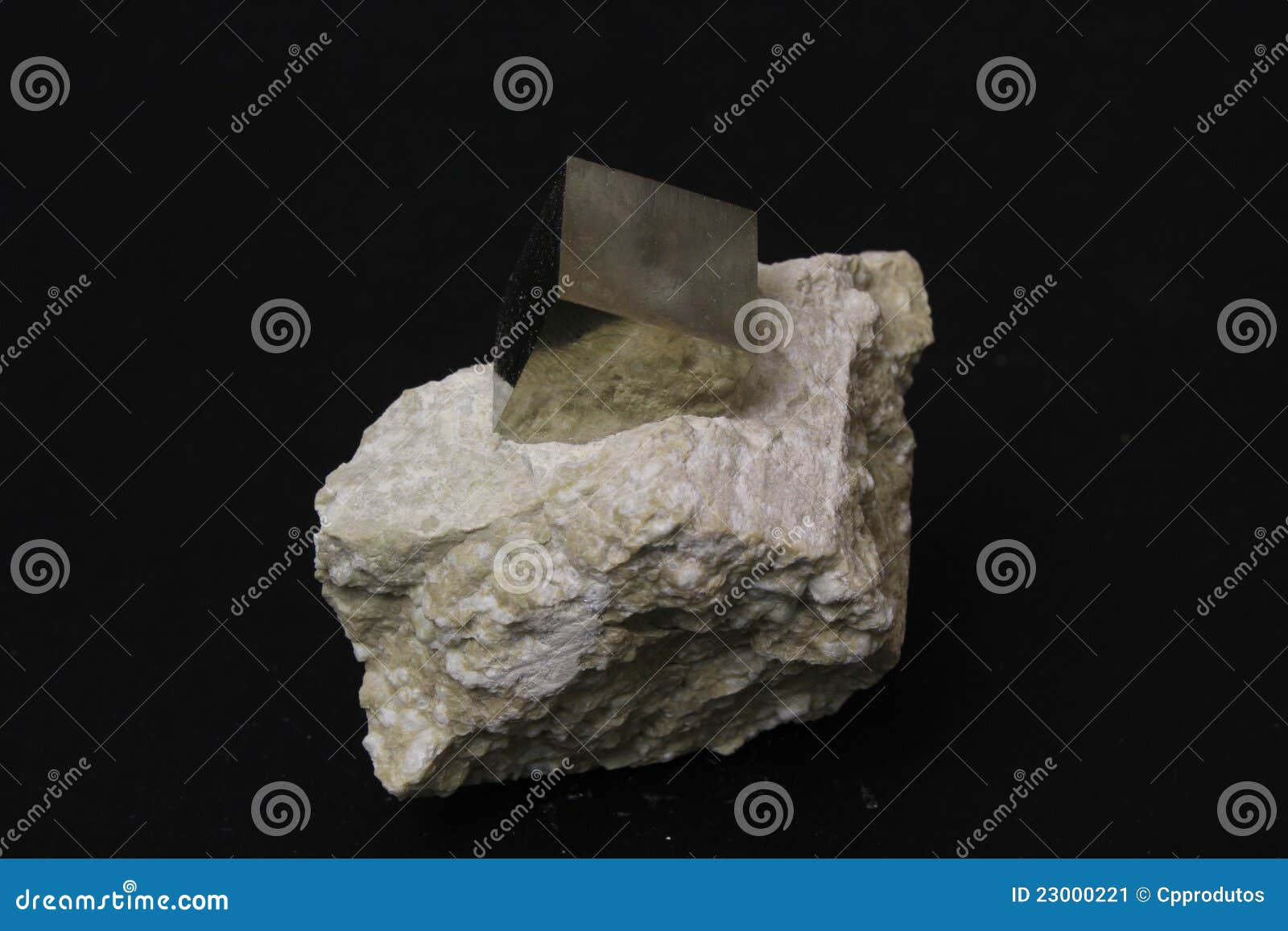 Pyrite sample stock image. Image of cube, mineral, stone - 23000221