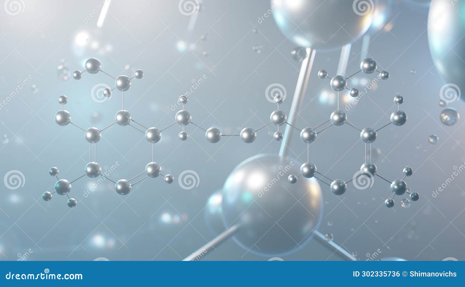 Pyritinol Molecular Structure, 3d Model Molecule, Semi-synthetic ...