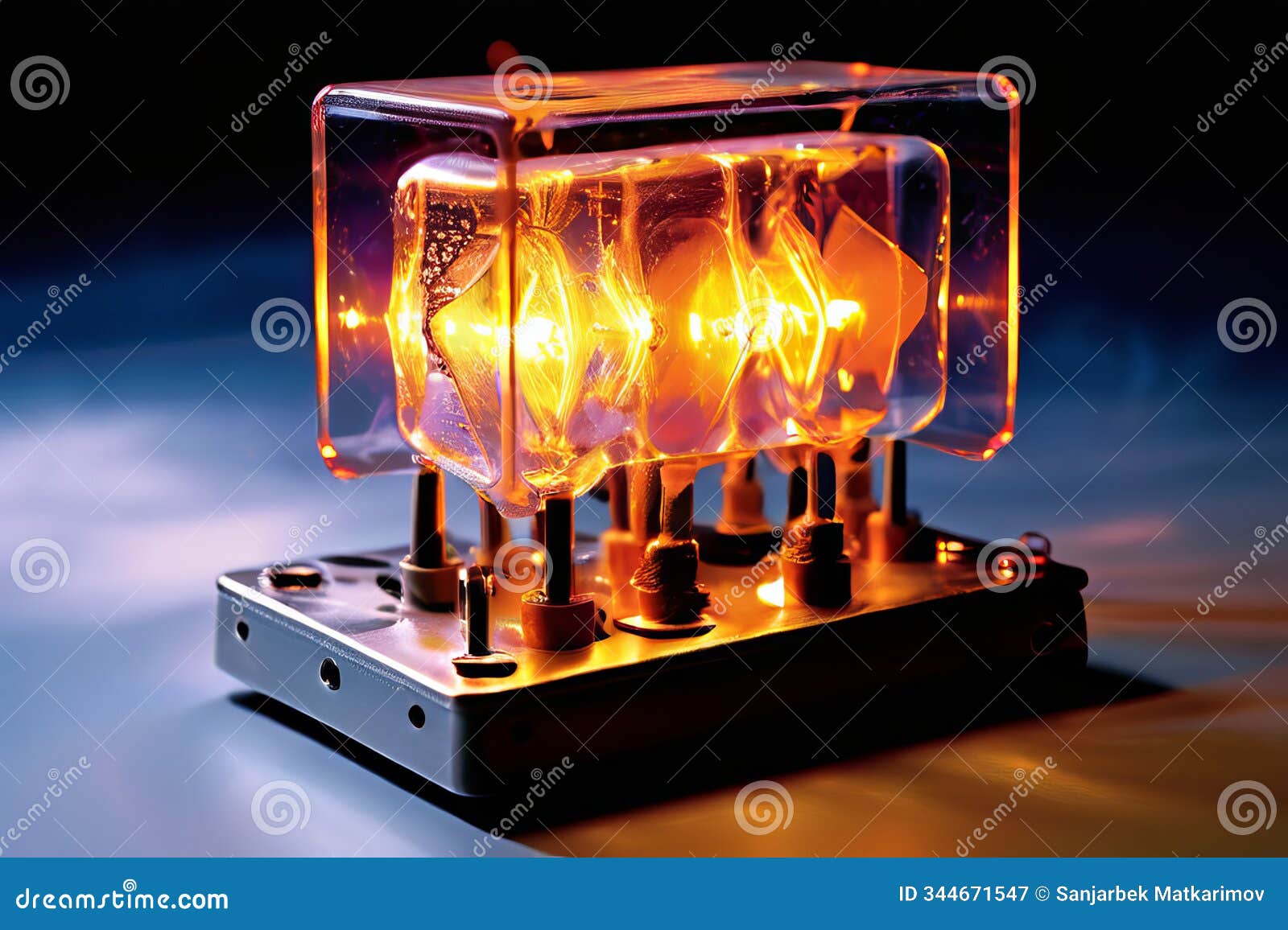 Pyroelectric Generator a Crystal Based Device Converting Temper Stock ...