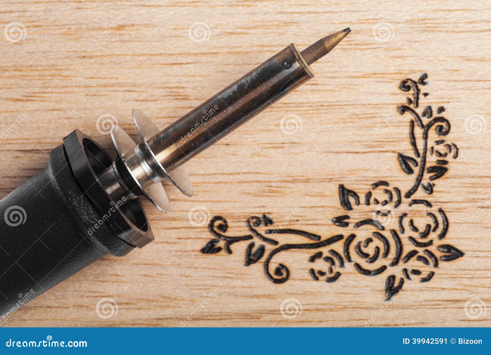 Pyrography stock image. Image of pyrogravure, beauty - 39942591