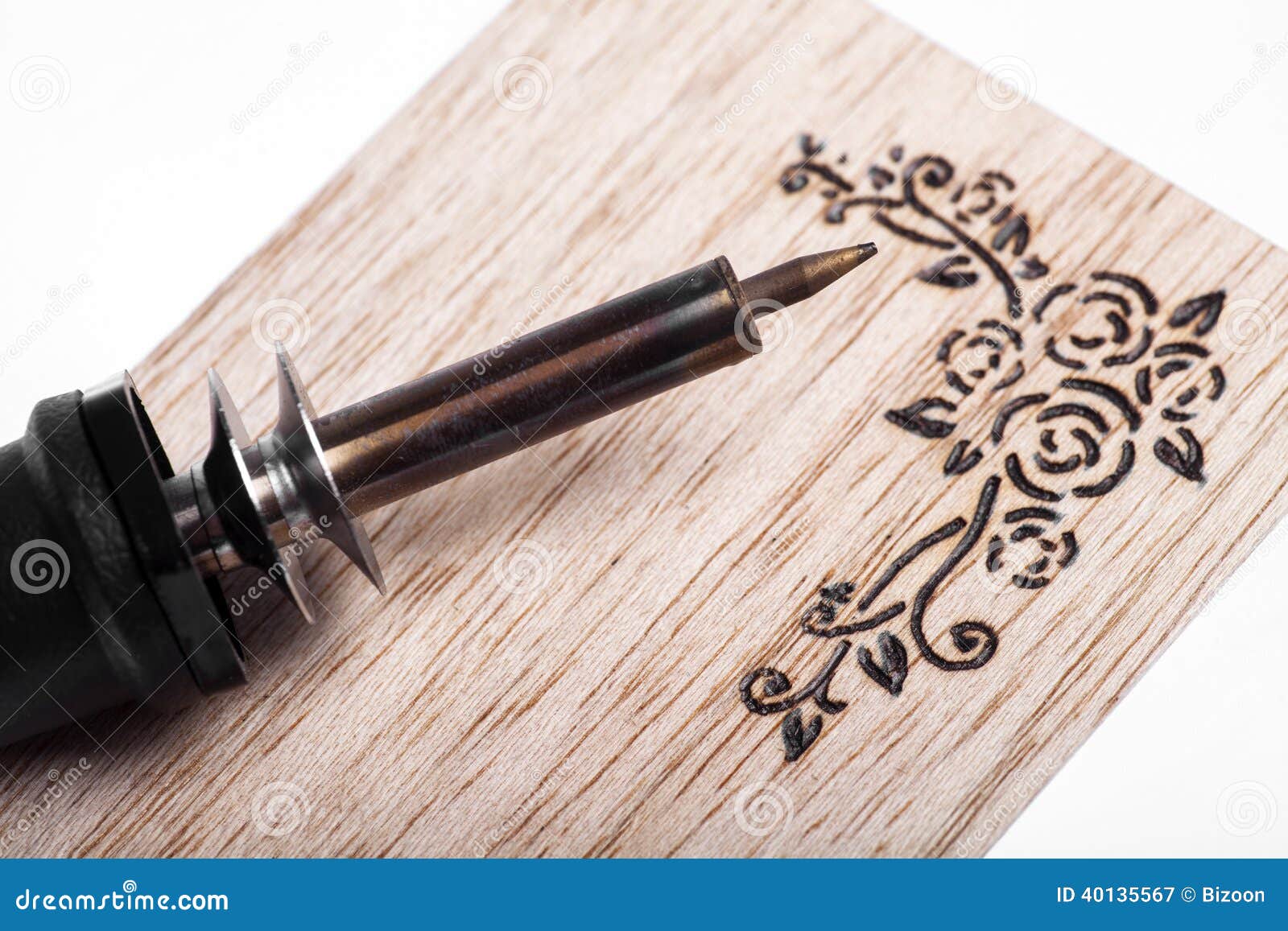 Pyrography stock image. Image of pyrographic, shape, graphic - 40135567