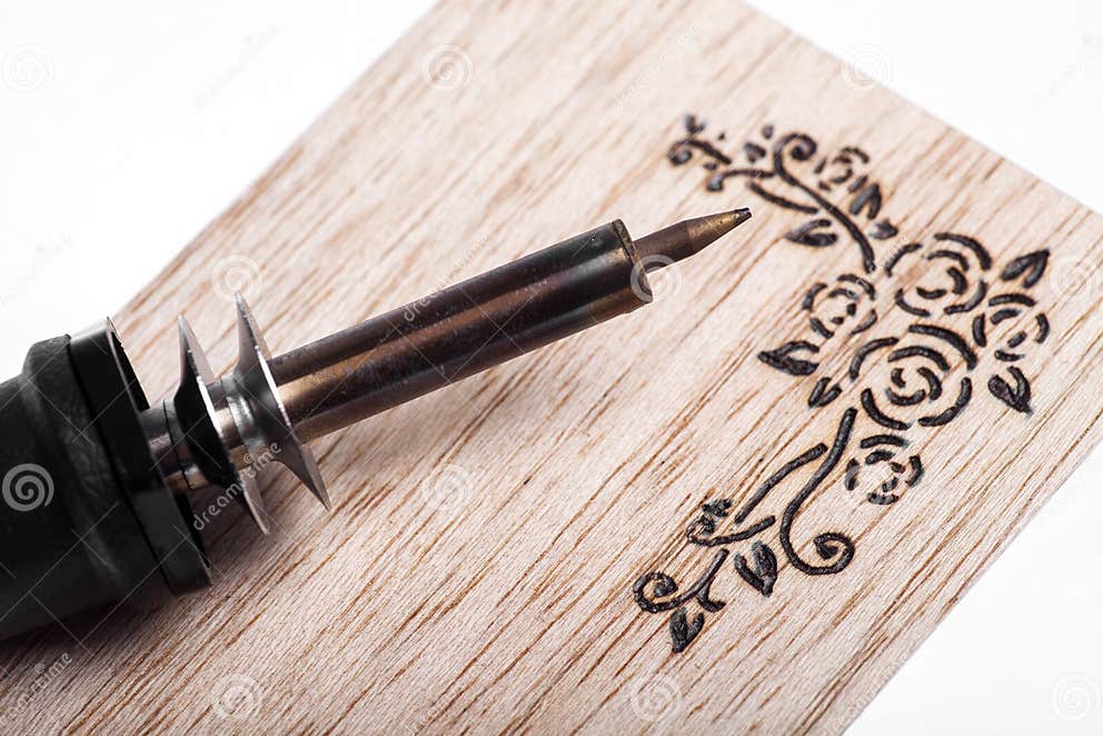 Pyrography stock image. Image of pyrographic, shape, graphic - 40135567