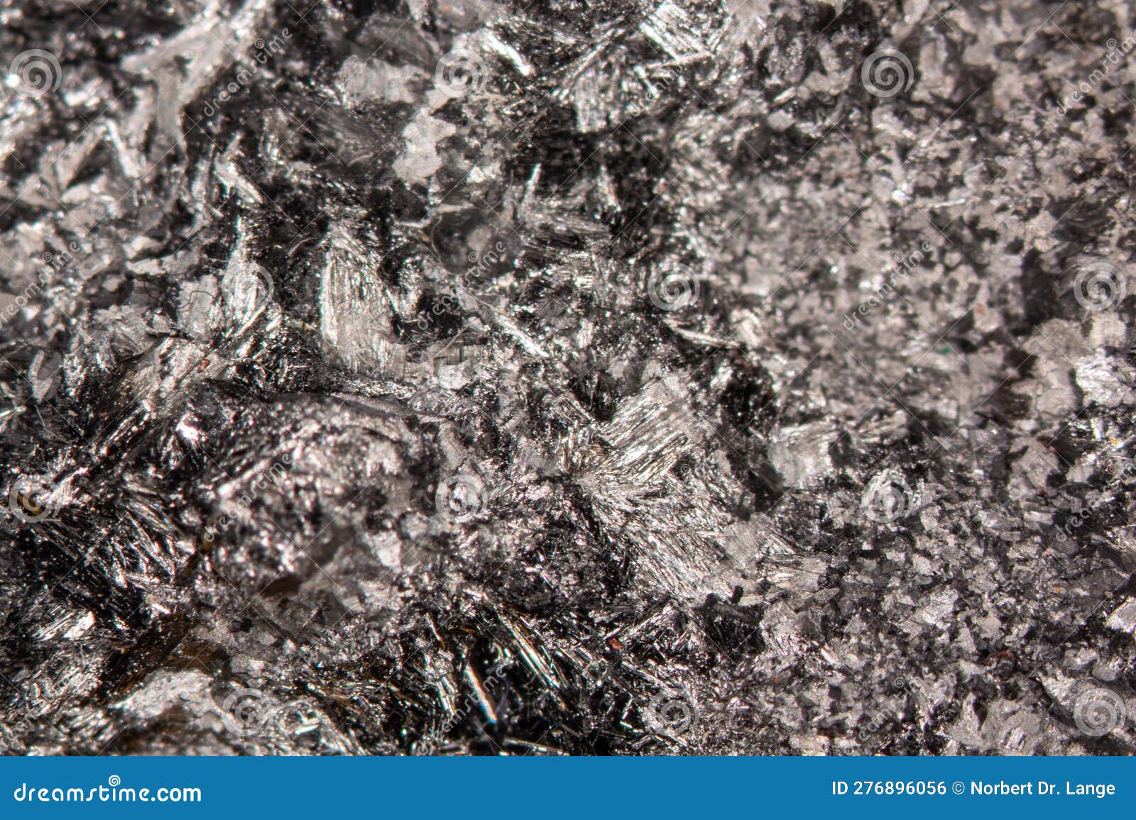 Pyrolusite crystals stock photo. Image of hard, macro - 276896056