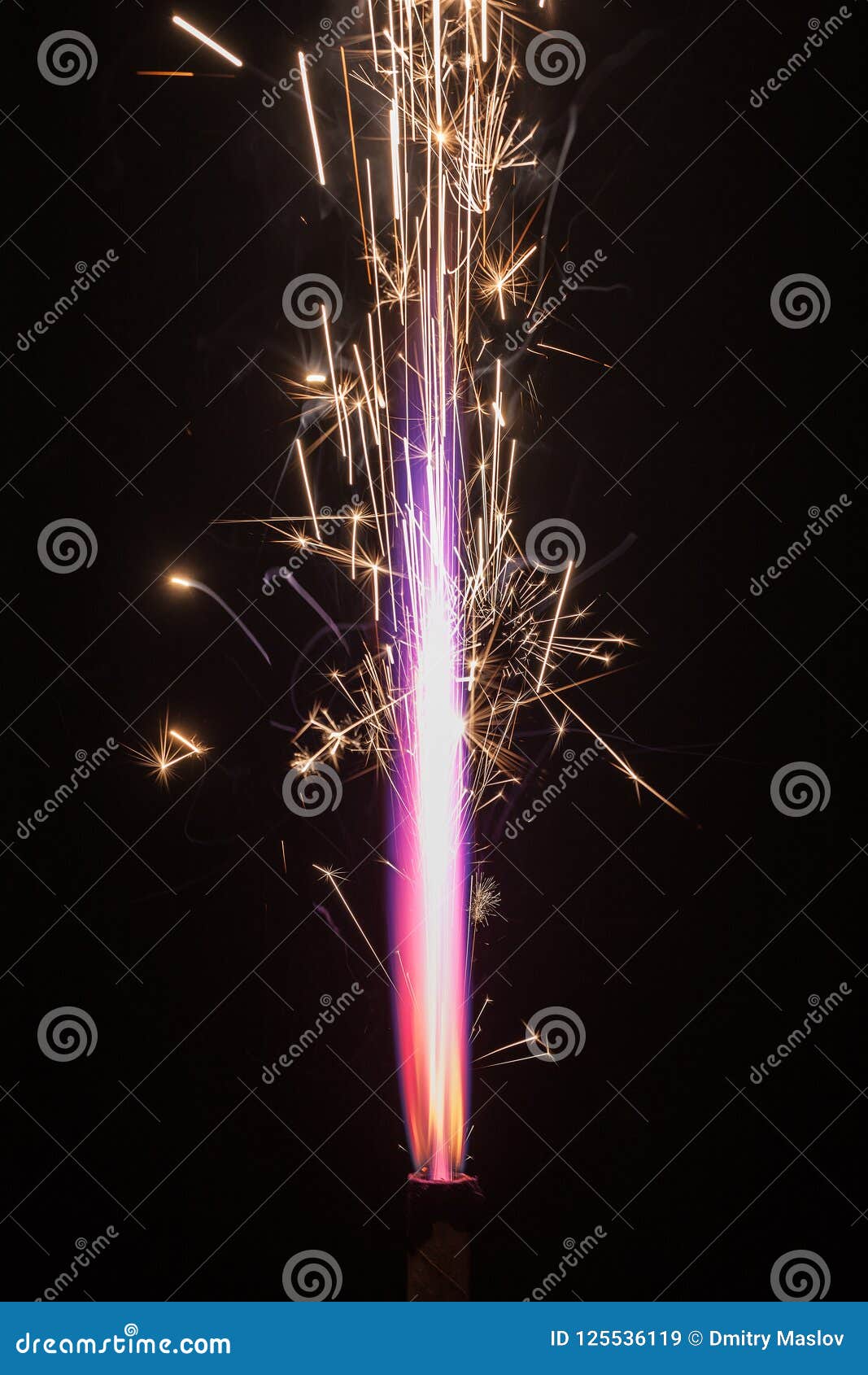 Pyrotechnic burning fire stock image. Image of shape - 125536119