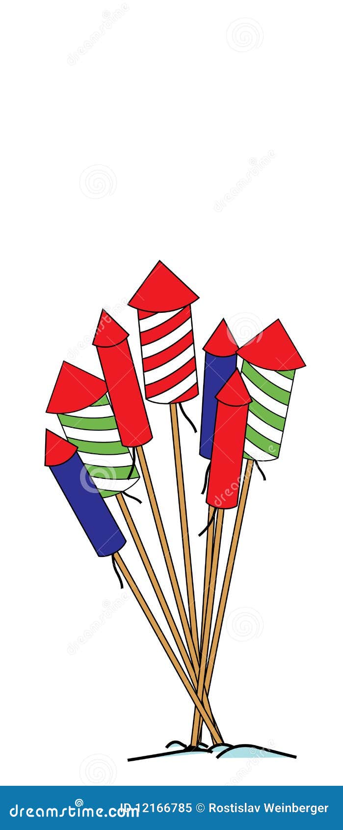 Pyrotechnics stock illustration. Illustration of backgrounds - 12166785