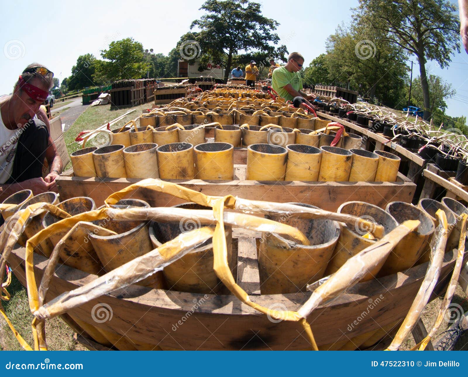 Pyrotechnics Setup editorial image. Image of july, fuse - 47522310