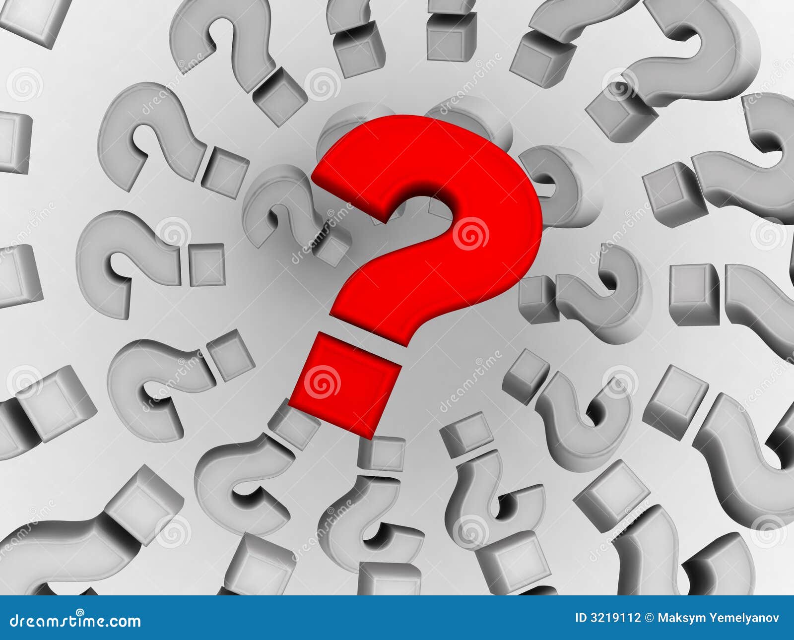 Pytania. ilustracji. Ilustracja złożonej z pytania - 3219112