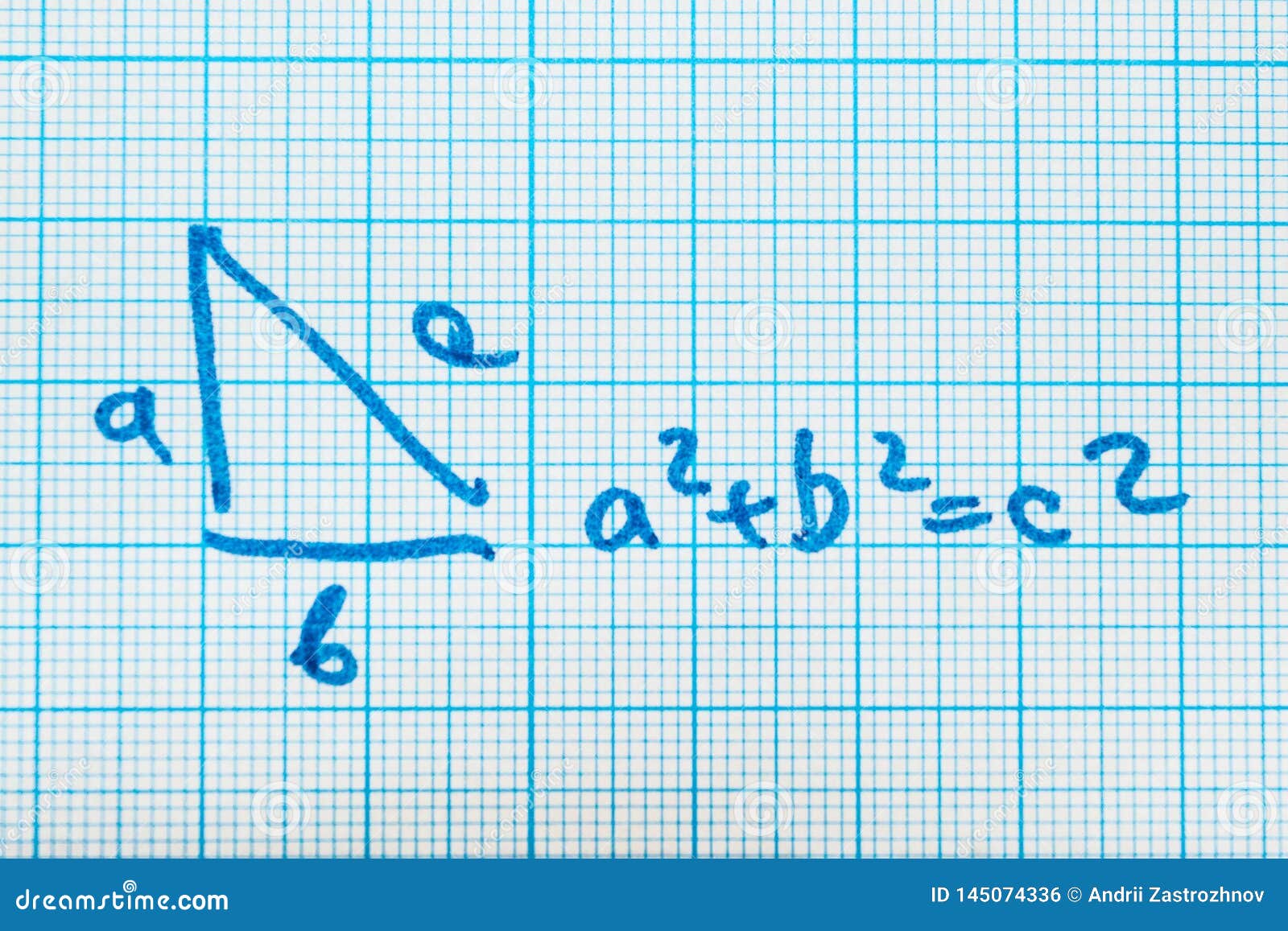 Pythagor?isches Theorem Ein Mathematisches Beispiel Mit Einem ...