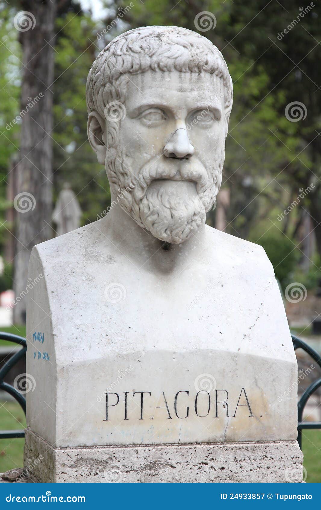 Pythagore image stock. Image du célèbre, arts, mathématicien - 24933857