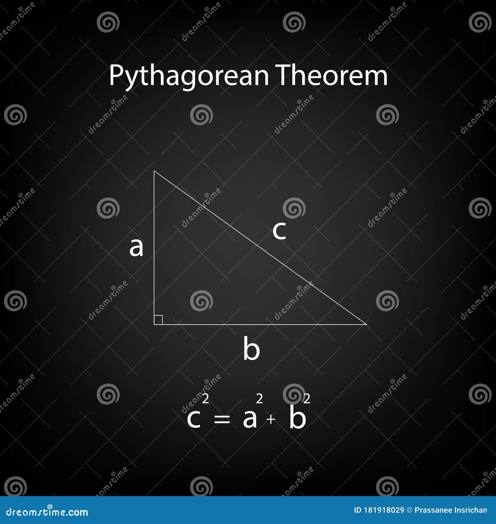 Pythagorean Theory Royalty-Free Stock Photo | CartoonDealer.com #181918029