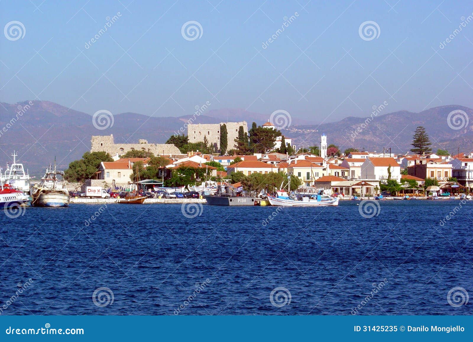 Pythagorio castle editorial image. Image of cultural - 31425235