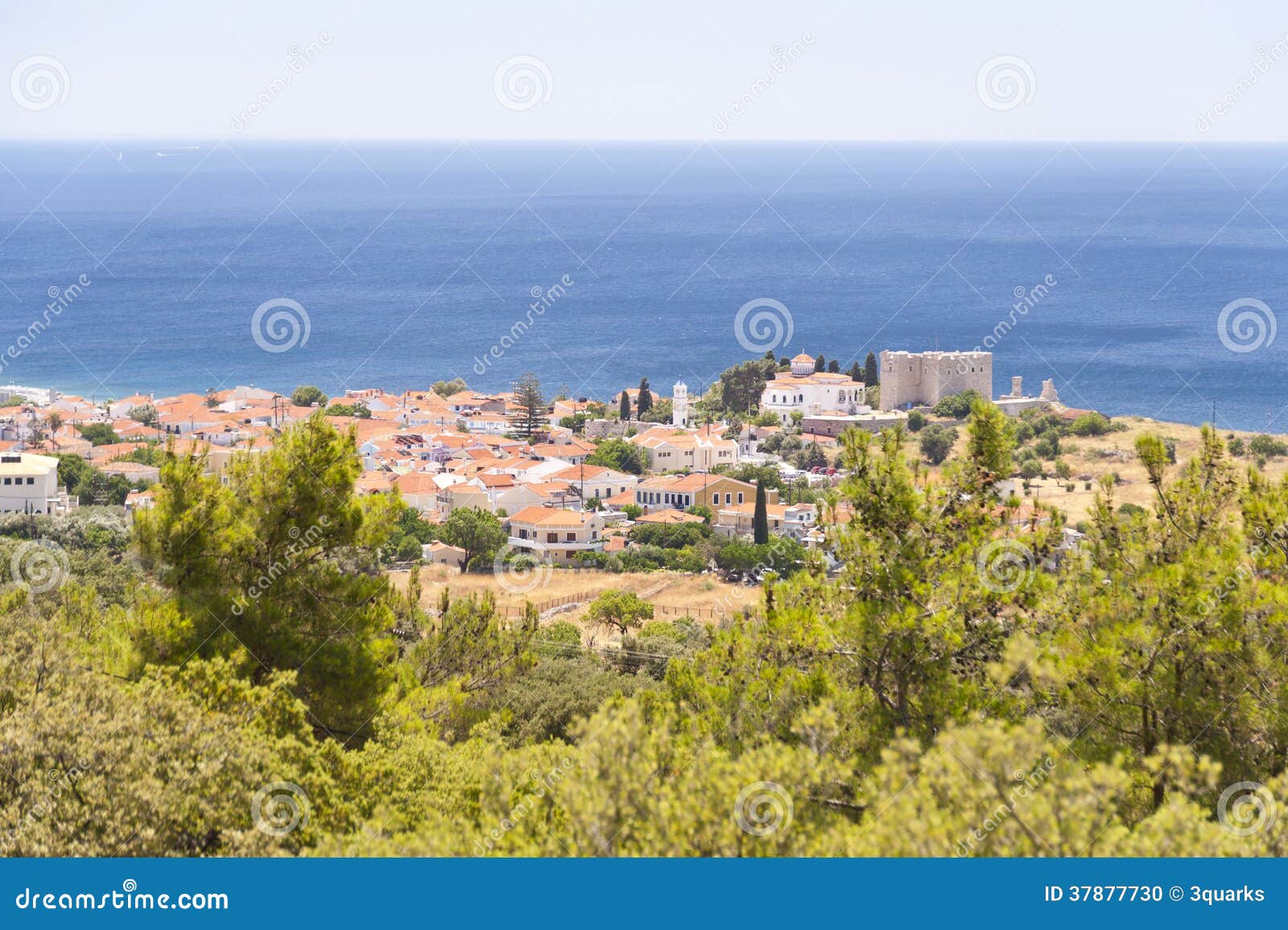 Pythagorio on Samos stock photo. Image of pithagorio - 37877730