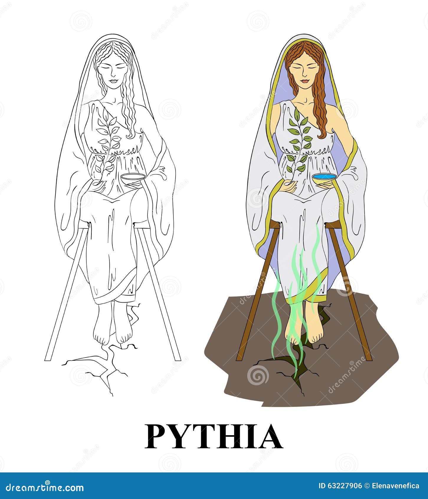 Pythia Stock Illustrations – 46 Pythia Stock Illustrations, Vectors ...