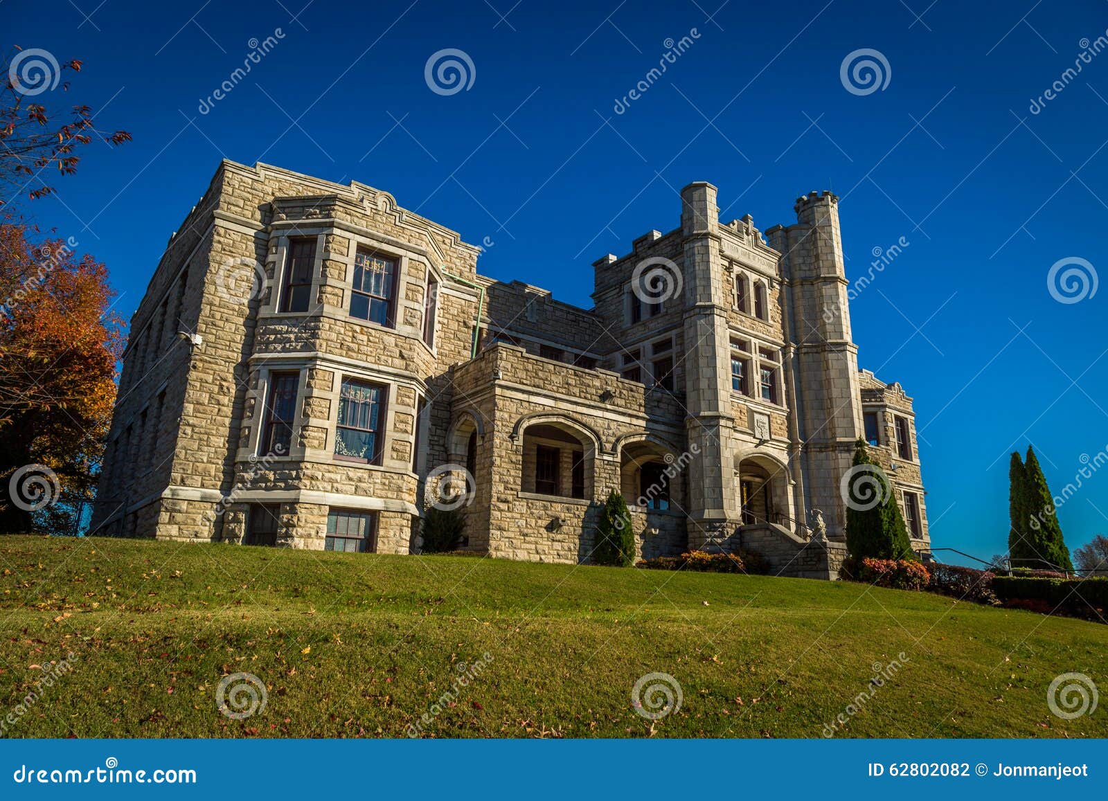 Pythian Castle stock photo. Image of black, gargoyles - 62802082