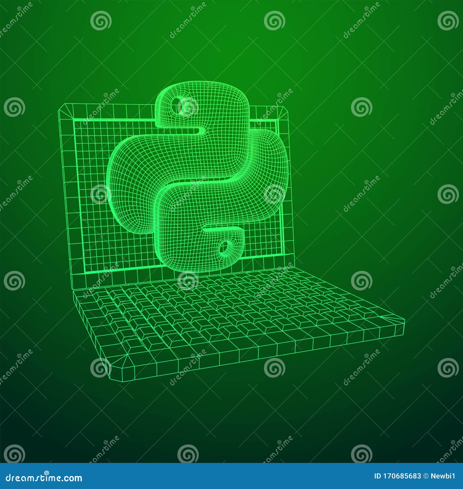 Python code language sign stock vector. Illustration of poly - 170685683