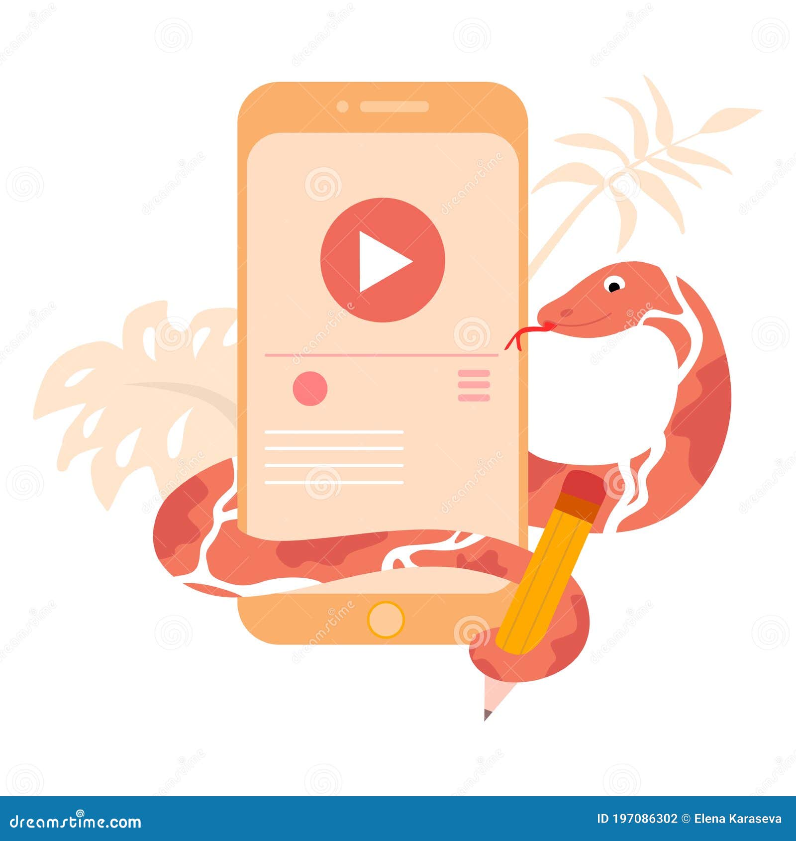 Python Code Language Sign Programming Coding And Developing Concept Stock Vector Illustration