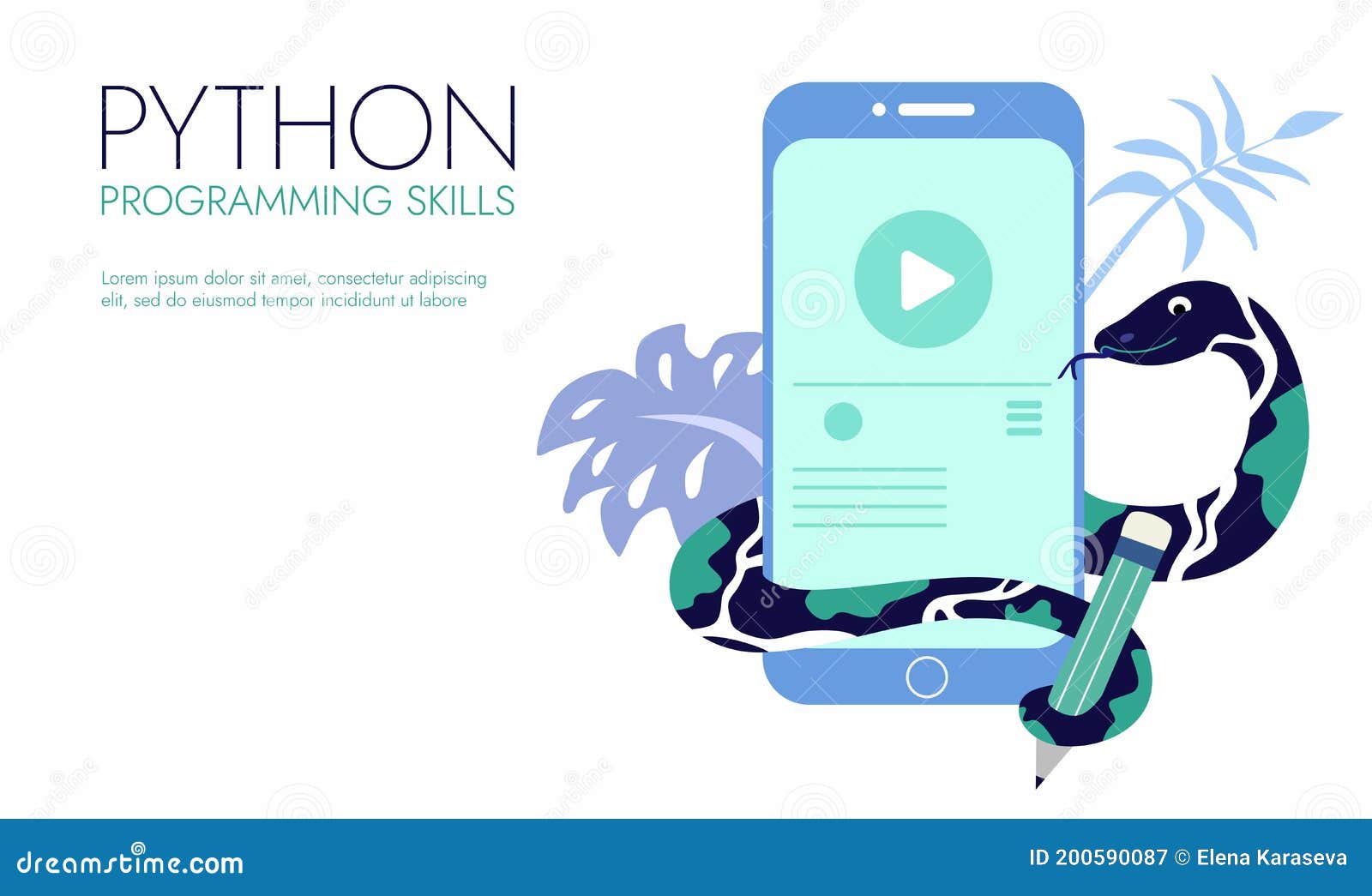 Python Code Language Sign. Programming Coding and Developing Concept ...