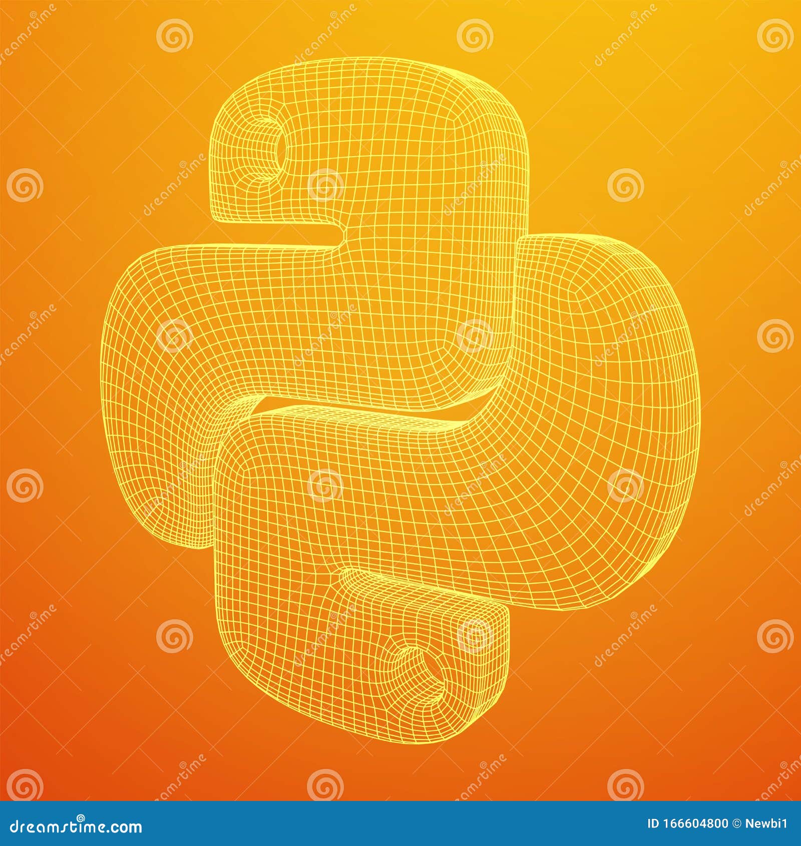 Python Code Language Sign Stock Vector Illustration Of Business