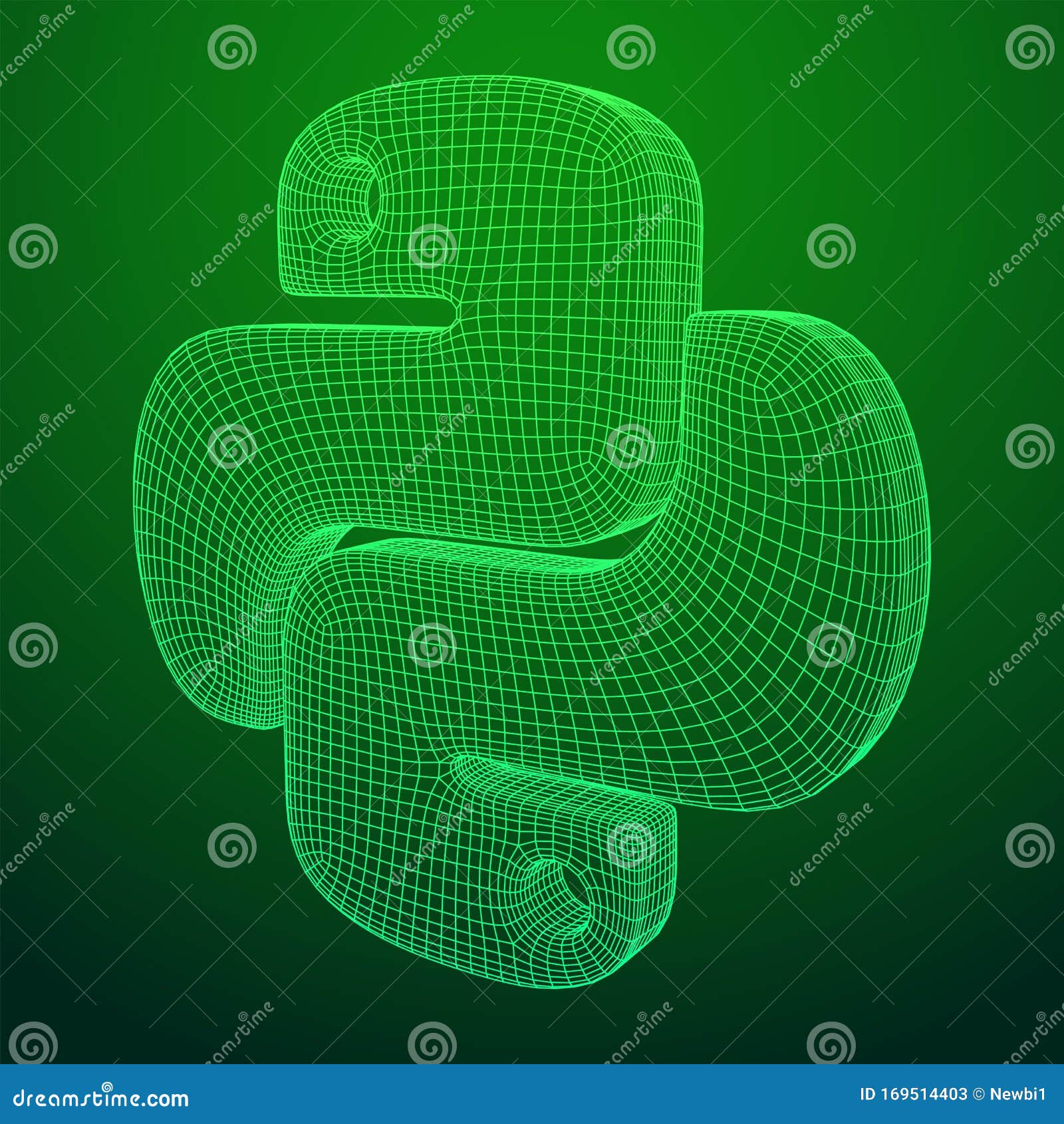 Python Code Language Sign Stock Vector Illustration Of Digital 169514403