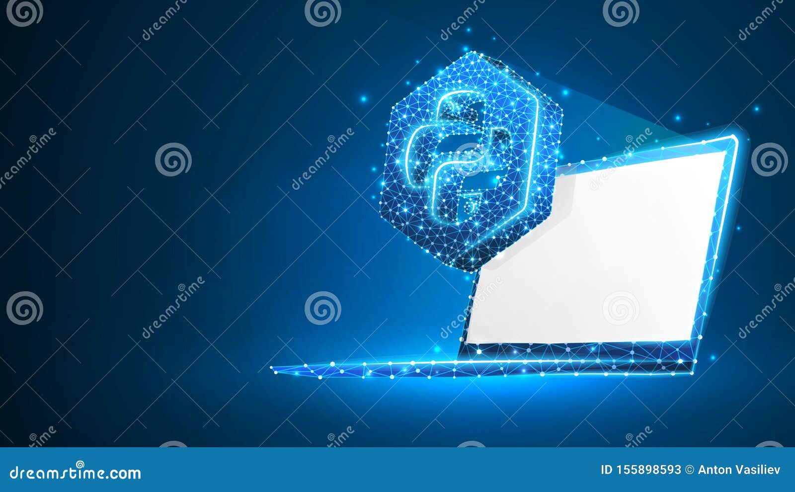Python Coding Language Sign On White Notebook Screen Device Programming Developing Concept