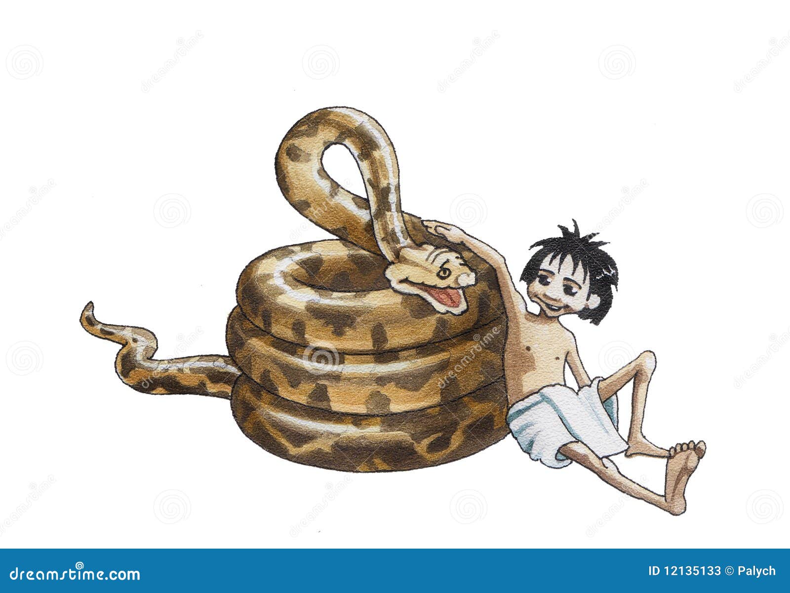 Maugli Clipart And Illustrations