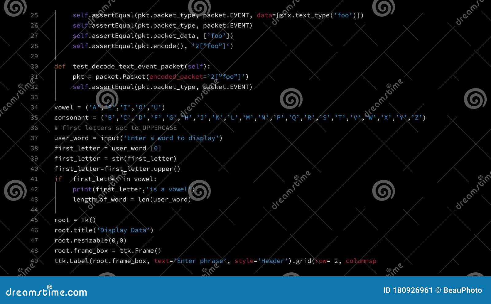PYTHON Programming Code Running on Screen Stock Video - Video of ...