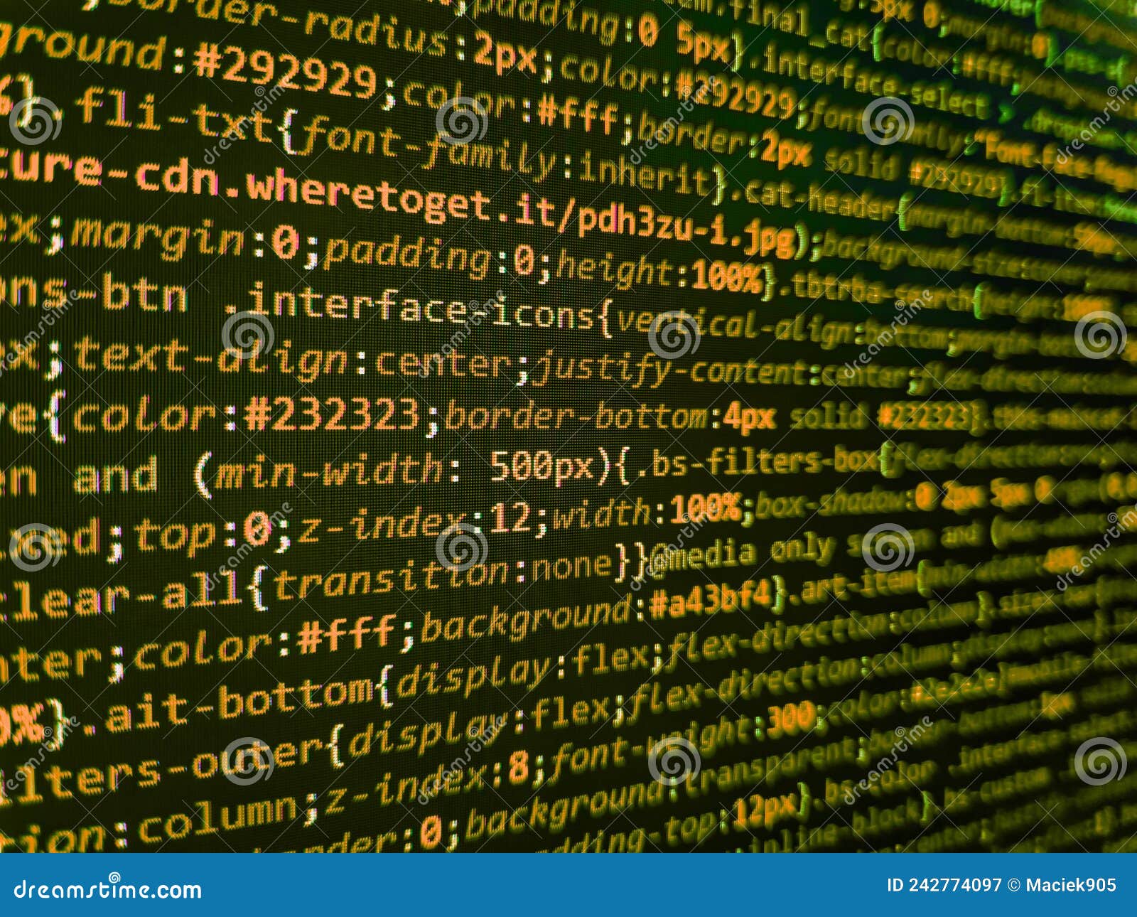 Python Programming Developer Code. Failure in the Program, Blue Screen, Programming. Template of ...