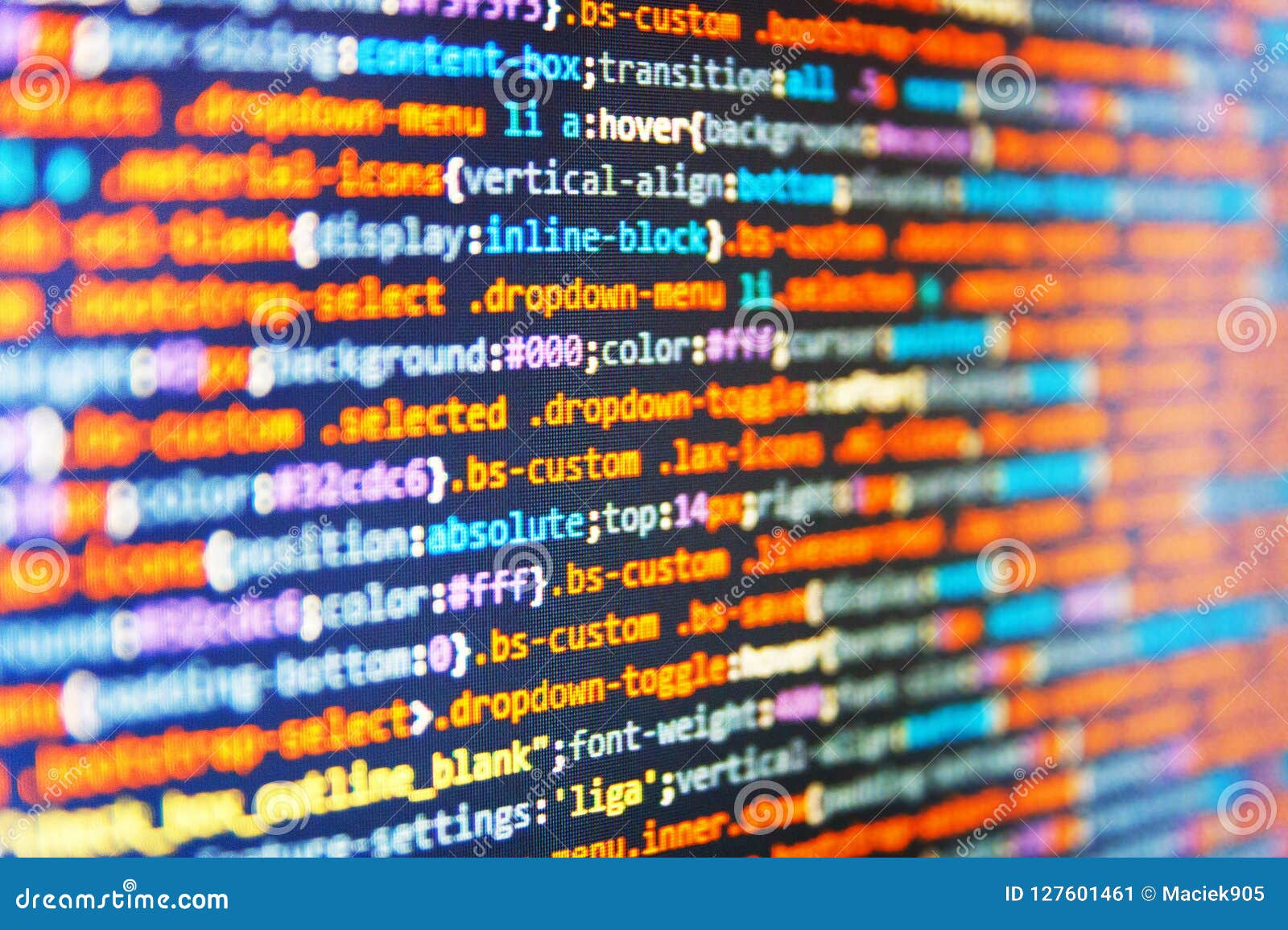 Python Programming Developer Code Programming Of Internet Website Stock Image Image Of