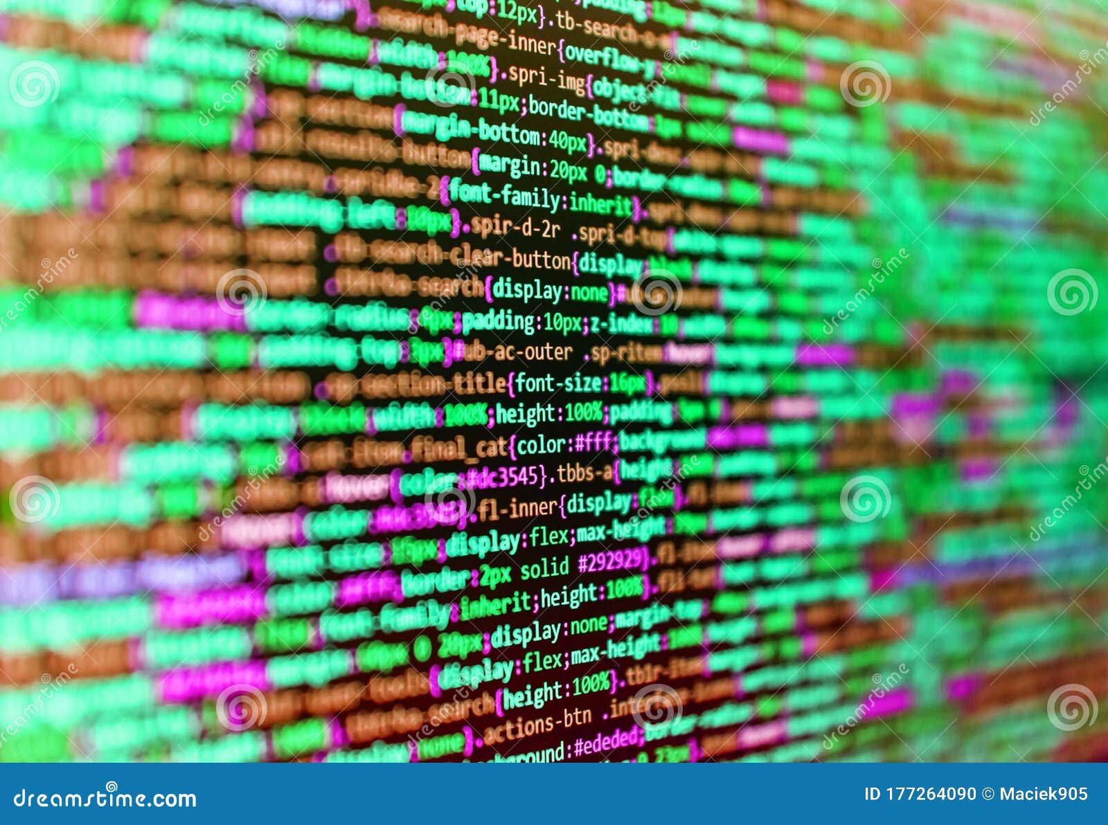Python Programming Developer Code Real Css Code Developing Screen Internet Connection Stream