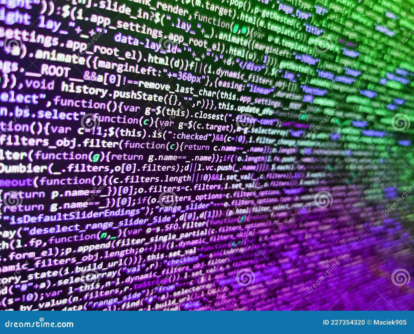Web Developer Html Code With Css On Screen Writing Programming Code On Laptop Programmer