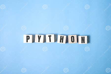 Python Programming Language Word Concept. QA Concept Stock Image ...