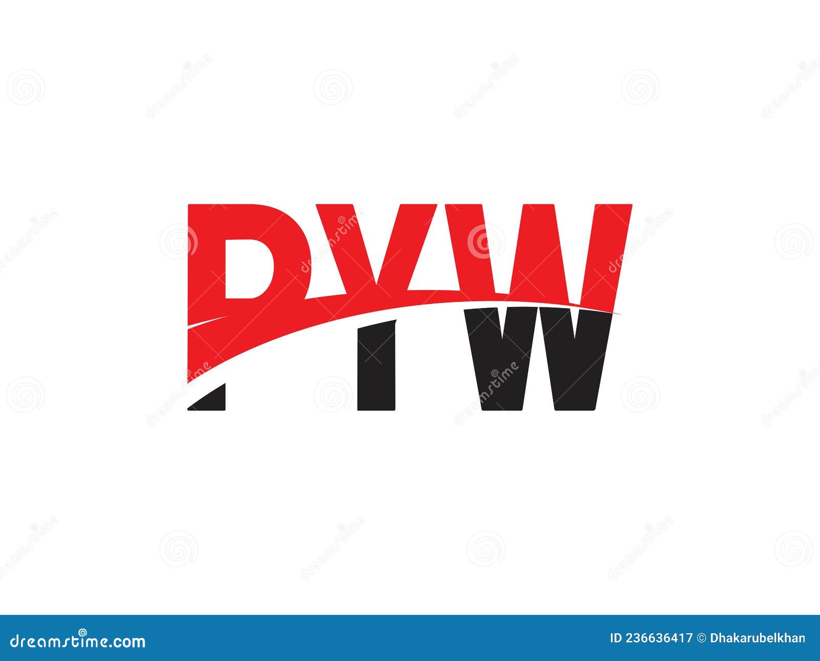 PYW Letter Initial Logo Design Vector Illustration Stock Vector ...