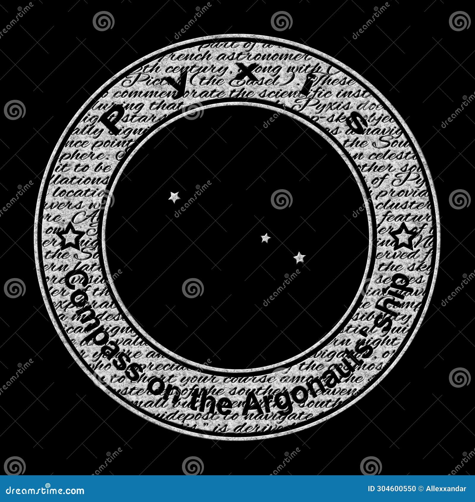 Pyxis Constellation In Pixel Art Style. 8-bit Stars In The Night Sky In ...