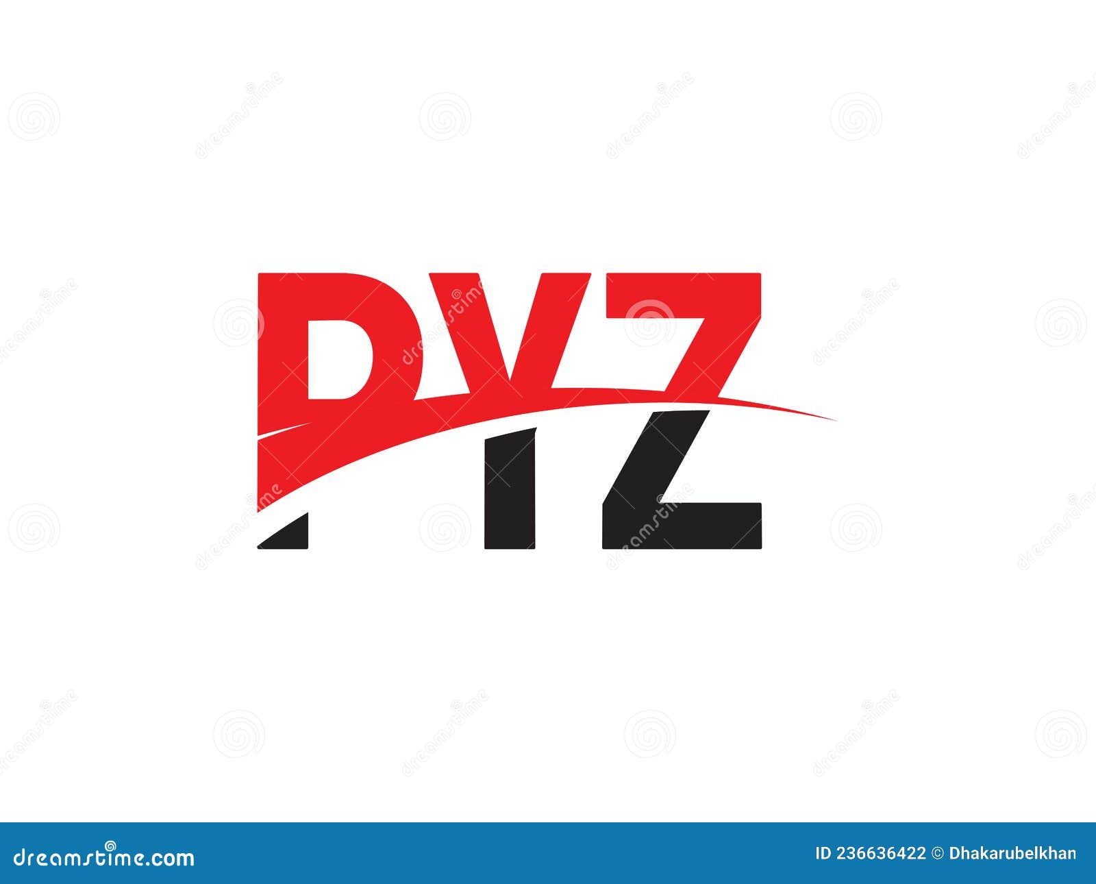 PYZ Letter Initial Logo Design Vector Illustration Stock Vector ...
